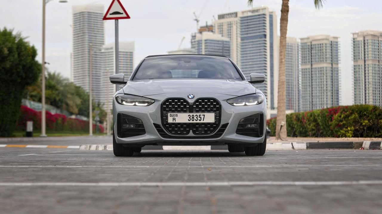 BMW 430i Convertible 2024 Nardo Grey - Supercar Hire Dubai - Luxury Car ...